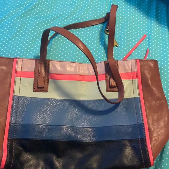 Fossil | Bags | Multi Color Fossil Leather Purse | Poshmark